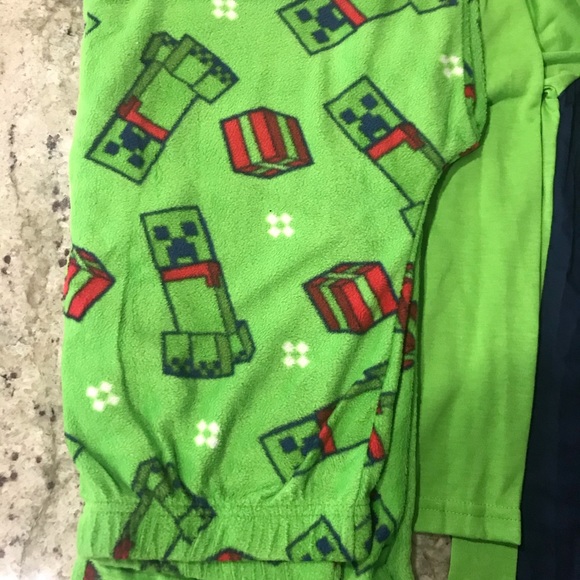Minecraft | Pajamas | Minecraft Pajamas Boys Zombie Christmas 2 Pc Pj ...